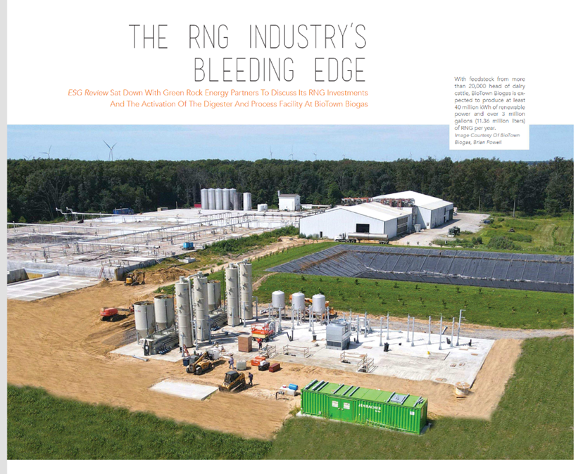 ESG Review Spotlights BioTown Biogas in Q3 Cover Story: The RNG ...